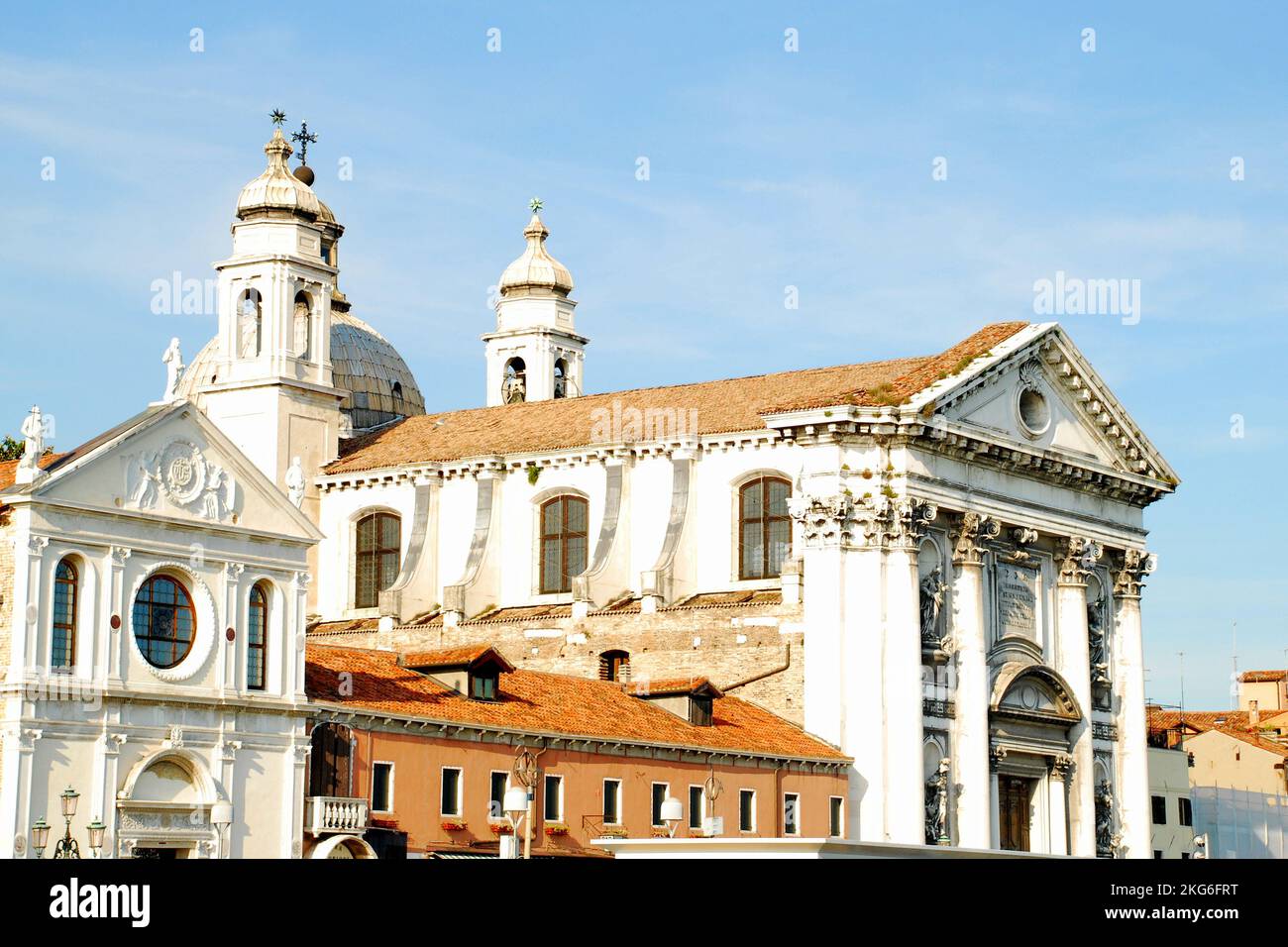 Churches, old structures and colourful buildings at Grand Canal, Venice ...
