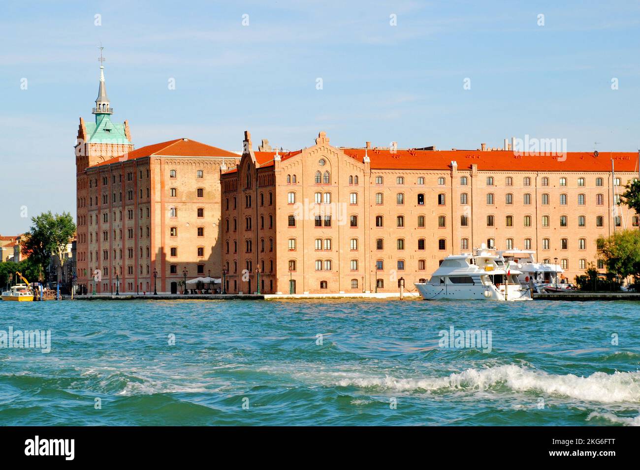 Churches, old structures and colourful buildings at Grand Canal, Venice ...