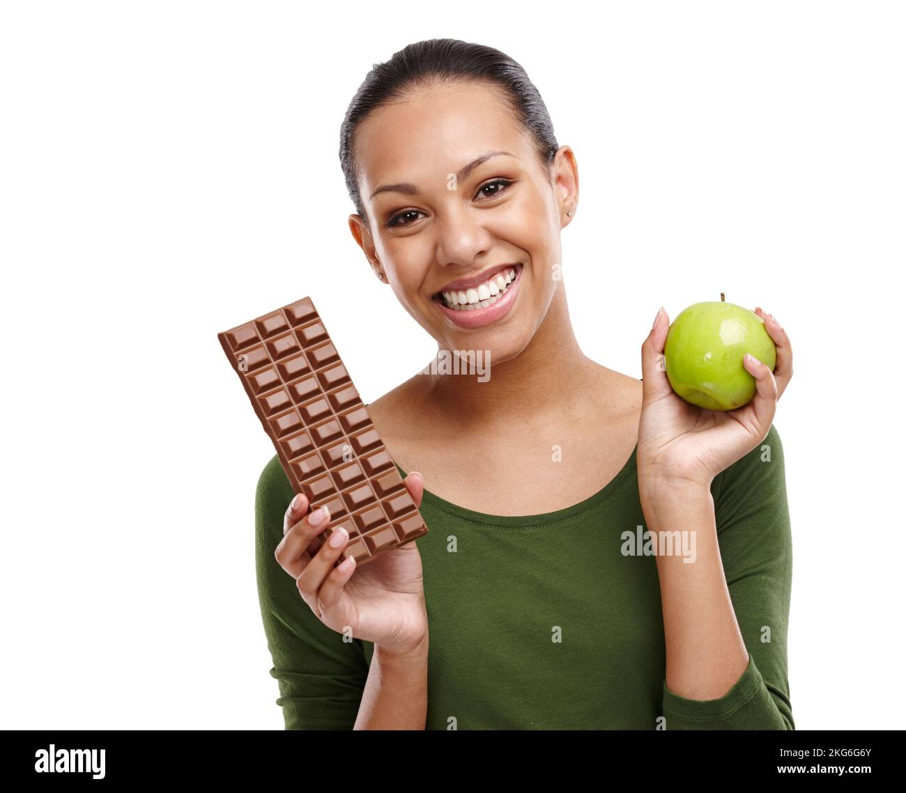 Beautiful african woman holding chocolate hi-res stock photography and ...