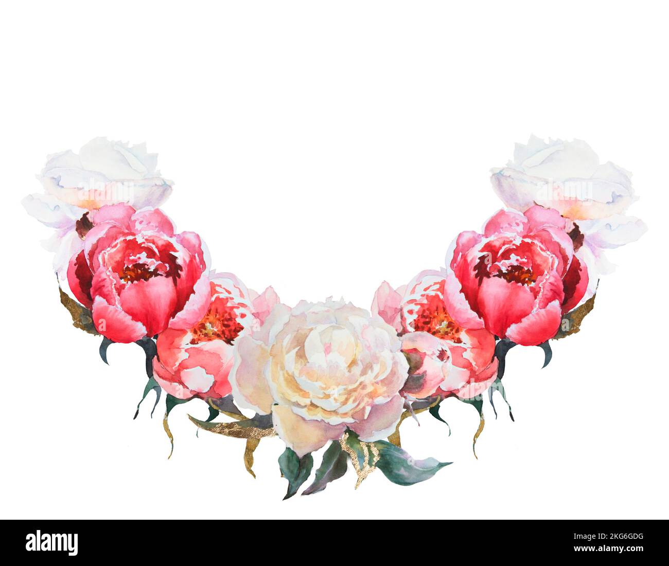 Painting flowers on wall Cut Out Stock Images & Pictures - Alamy