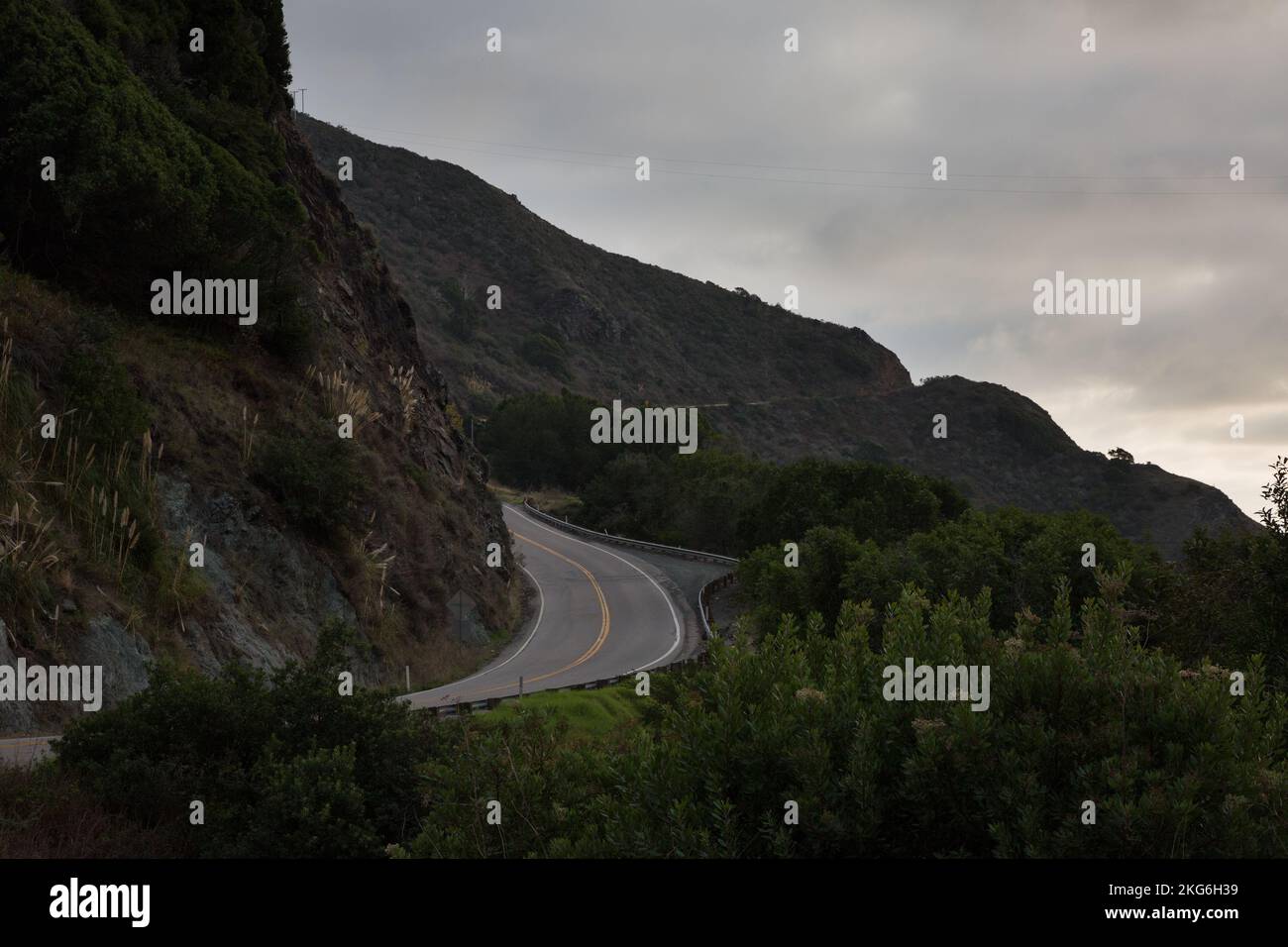 Avalanche warning no stopping sign in Sierra Nevada mountains with a ...