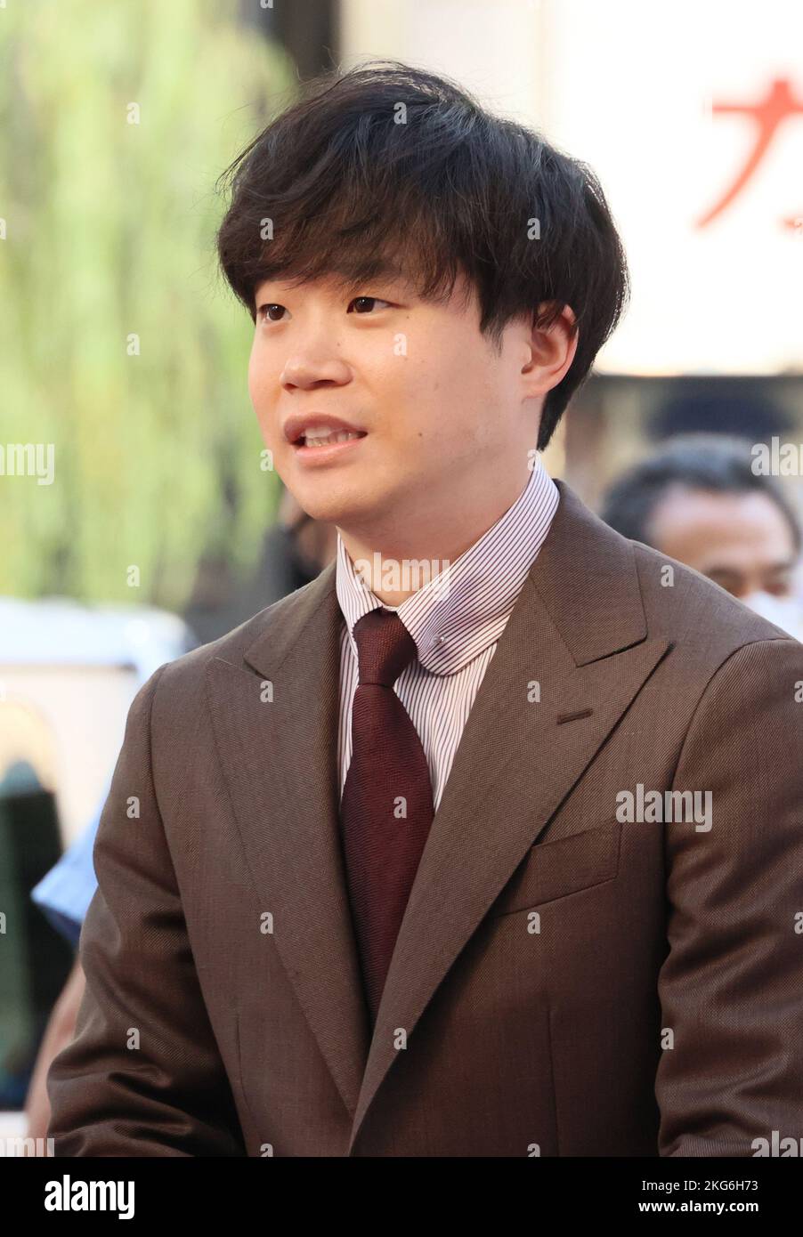 Tokyo, Japan. 22nd Nov, 2022. Japanese actor Yuma Yamoto attends a promotional event of the year ...