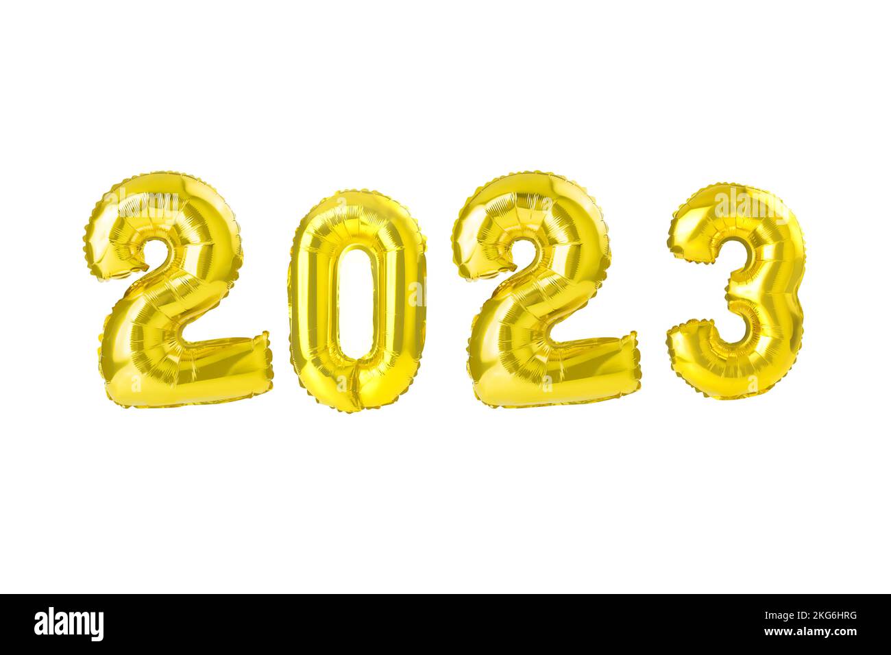 New year 2023 golden Cut Out Stock Images & Pictures - Alamy