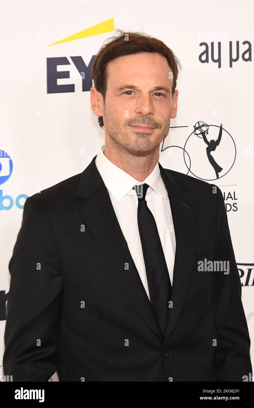 Scott McNairy walking the red carpet at the International Emmy Awards ...