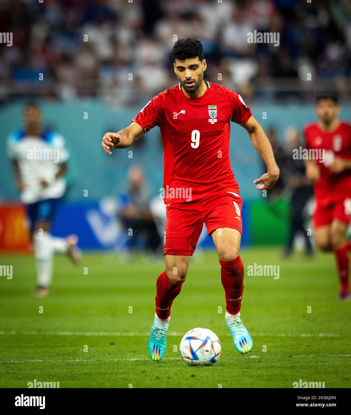 Doha, Qatar. 21st Nov, 2022. Mehdi Taremi (Iran) England - Iran World ...