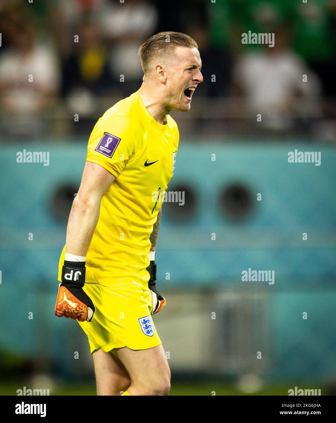 Doha, Qatar. 21st Nov, 2022. Torwart Jordan Pickford (England) England ...