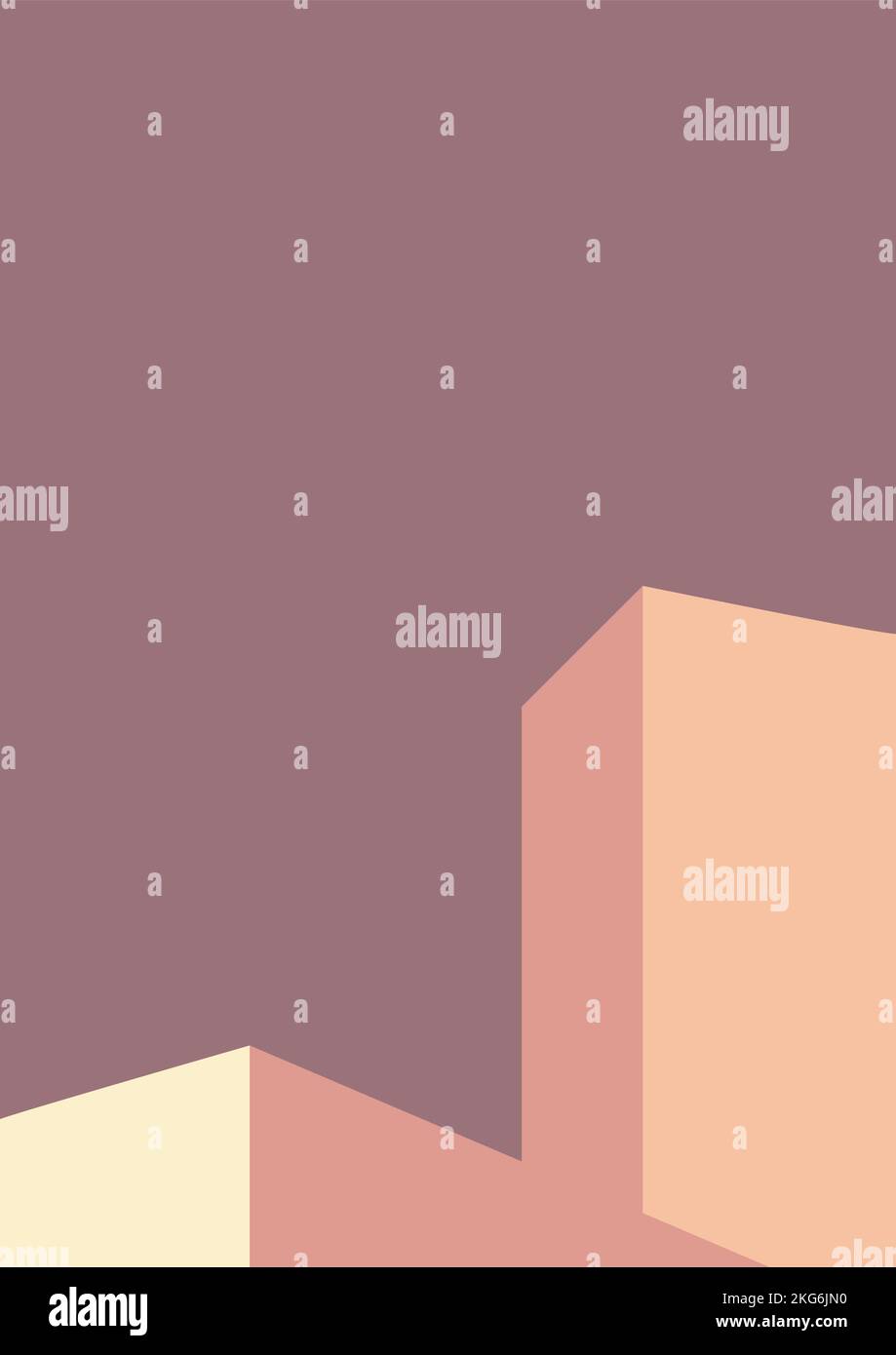 geometric architecture background with minimal design on tone color ...