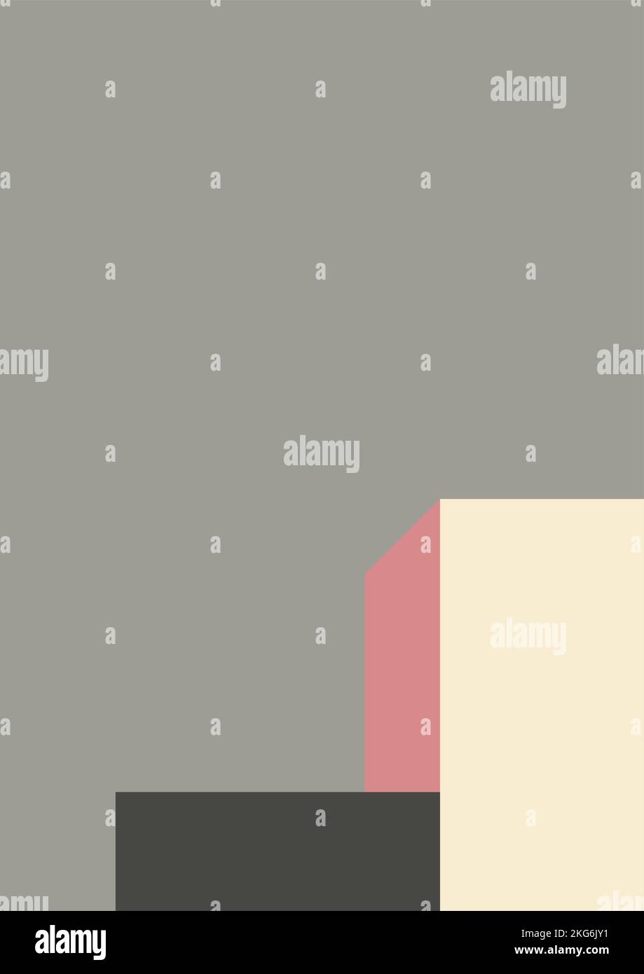 geometric architecture background with minimal design on tone color ...