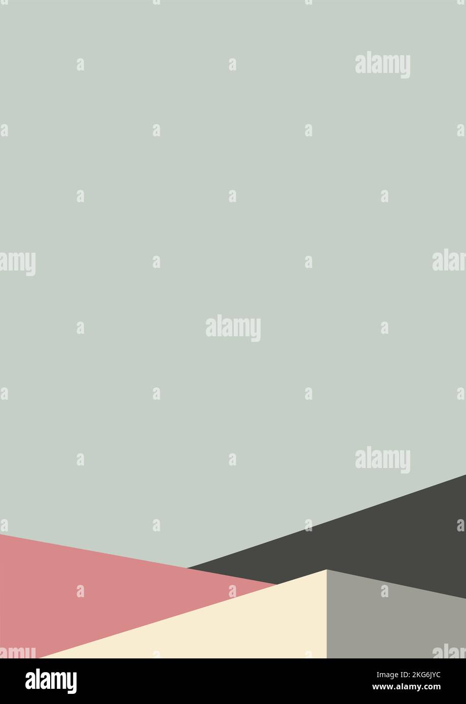 geometric architecture background with minimal design on tone color ...