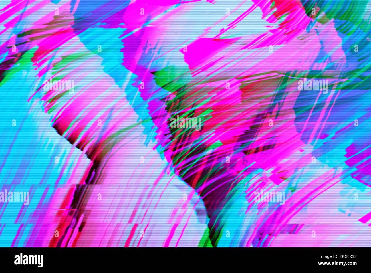 Motion Glitch Multicolored Distorted textured psychedelic background ...