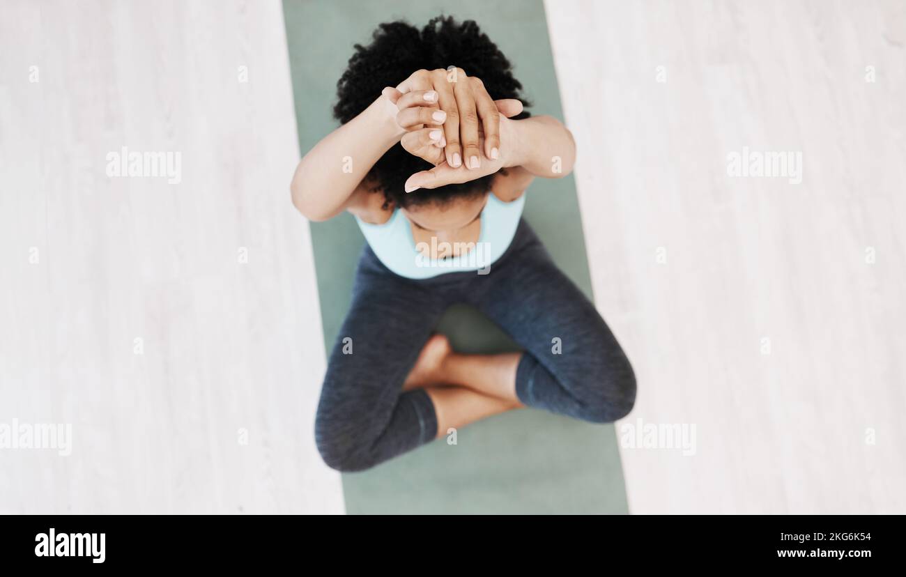 Meditation, fitness and yoga stretching for health, wellness and ...