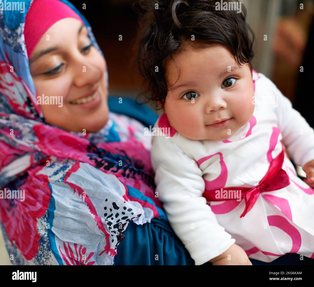 Shes a little lovable handfull. a muslim mother and her little baby ...