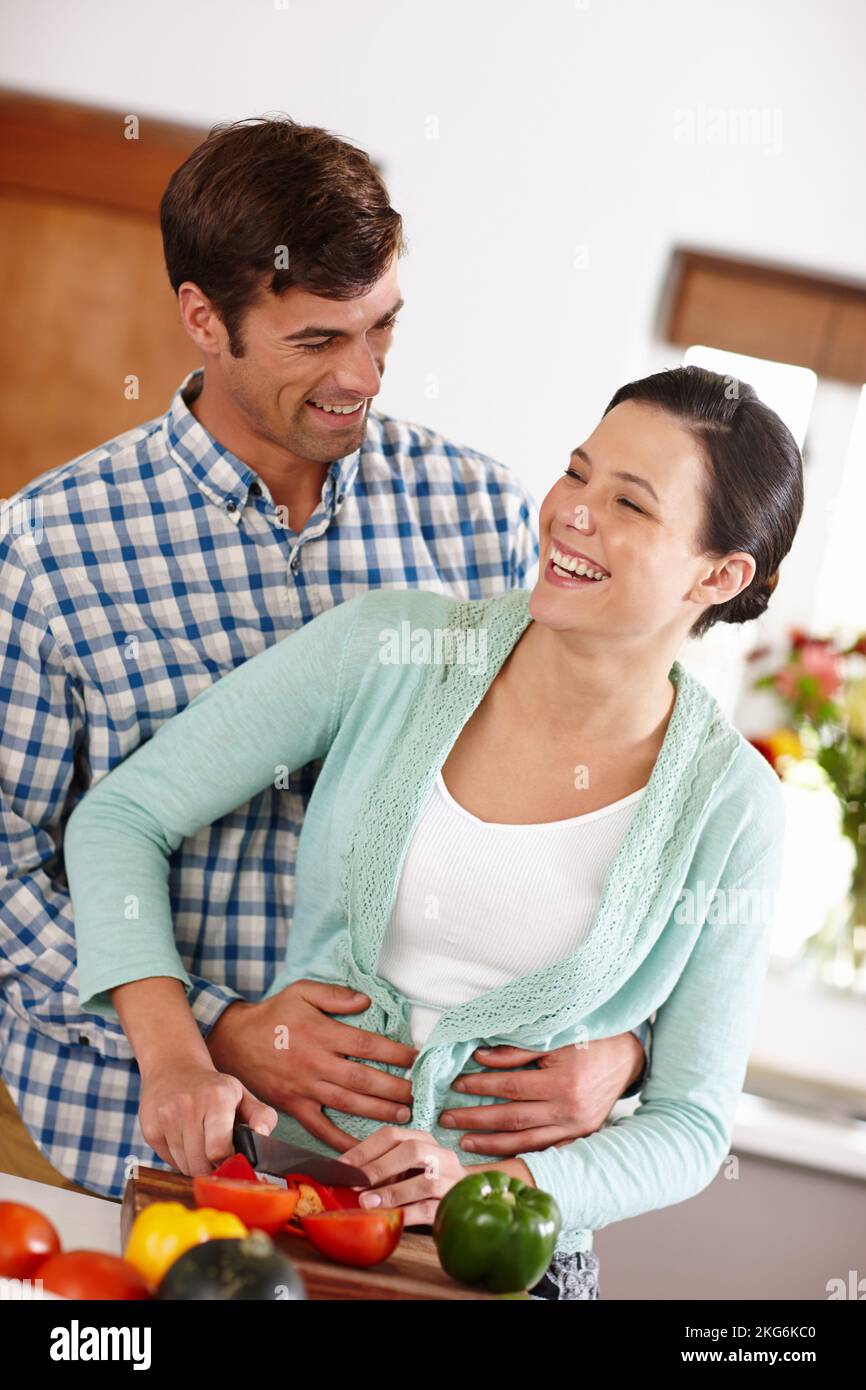 Preparing supper hi-res stock photography and images - Alamy