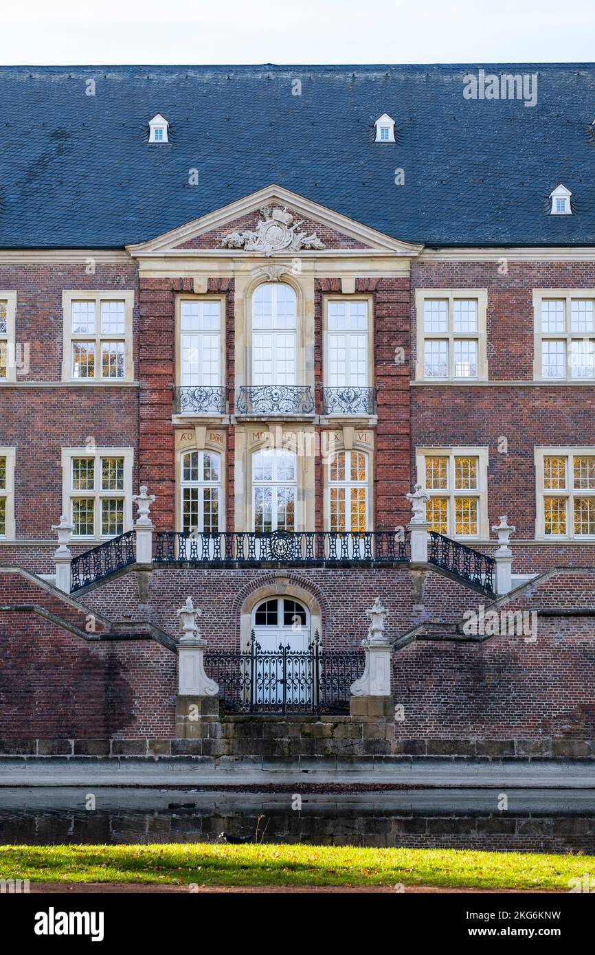The historic landmark of Ahaus: Schloss Ahaus. European and German ...