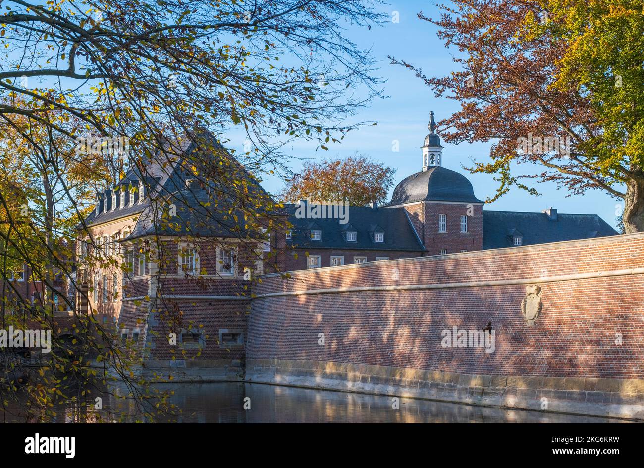 The historic landmark of Ahaus: Schloss Ahaus. European and German ...