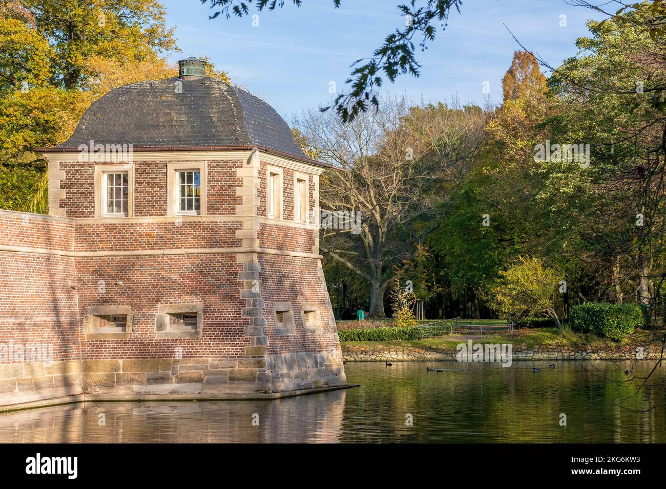 The historic landmark of Ahaus: Schloss Ahaus. European and German ...
