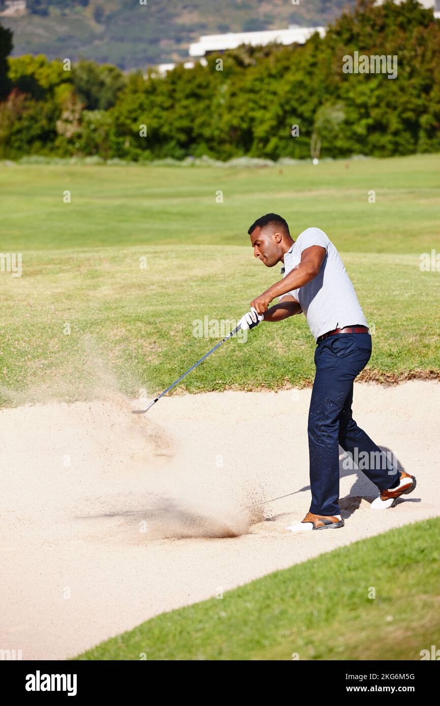 Golf club standing holding golf swing hi-res stock photography and ...