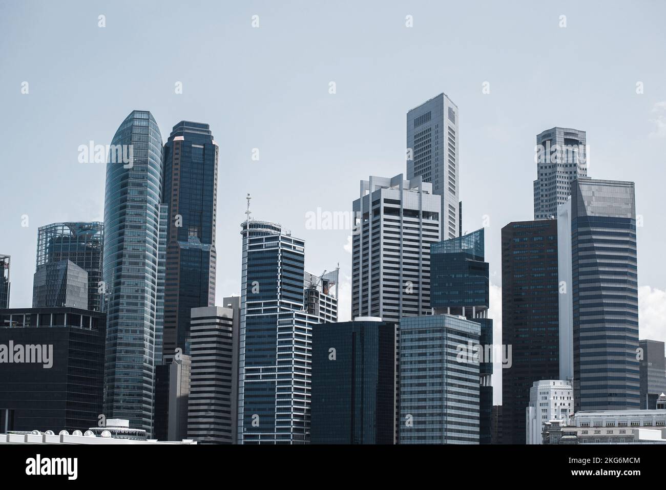 a row of beautiful and charming towers Stock Photo - Alamy