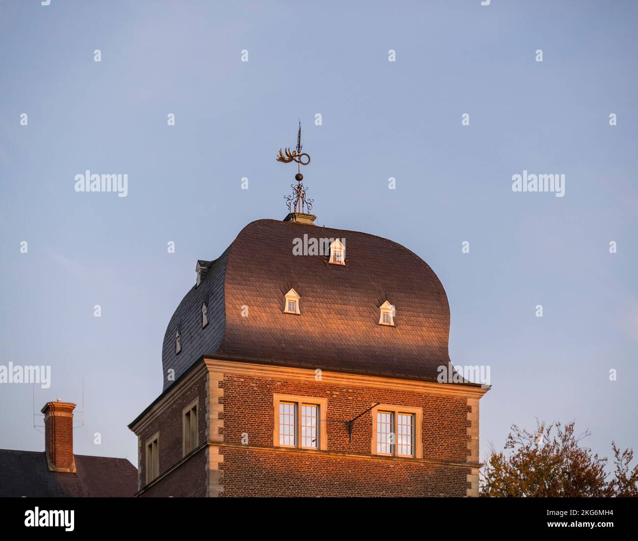 The historic landmark of Ahaus: Schloss Ahaus. European and German ...