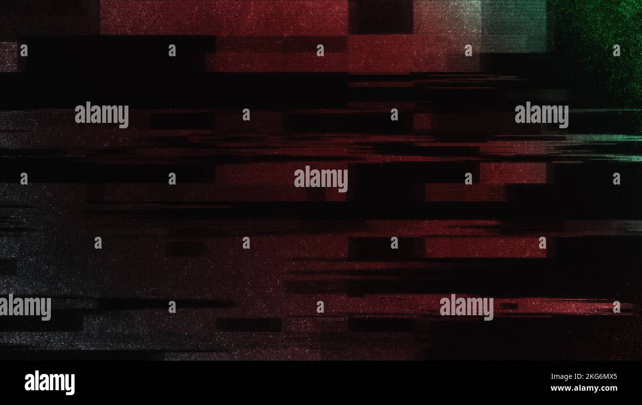 Statistical noise on the screen, television interference, background ...