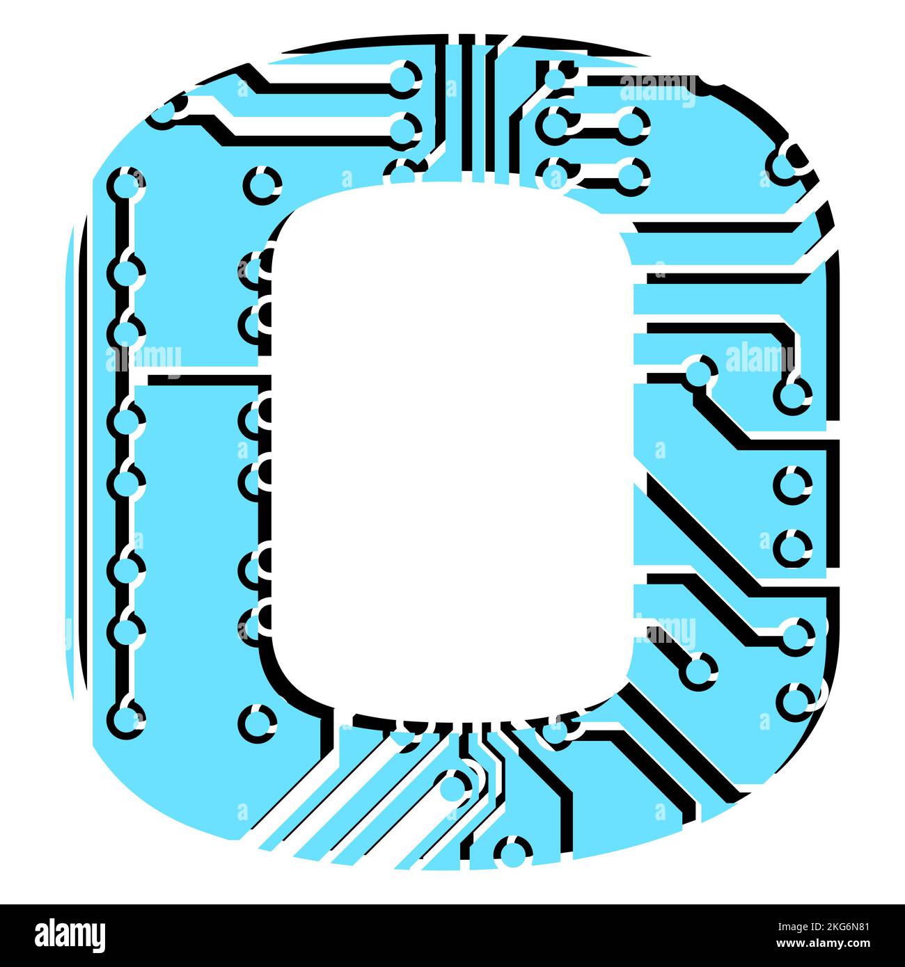 O circuit Stock Vector Images - Alamy