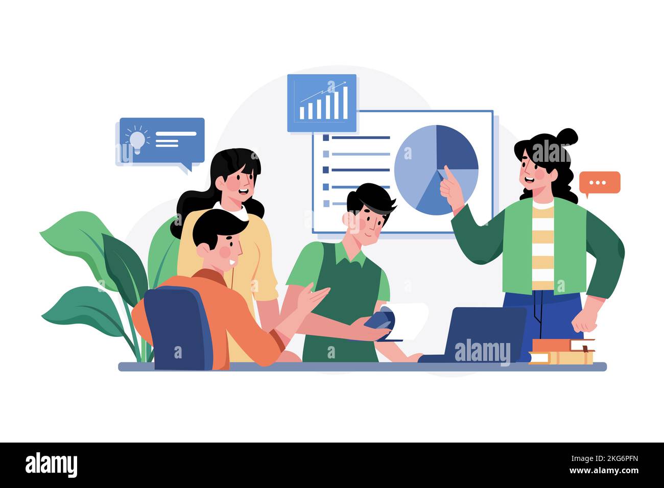 Collective direction Stock Vector Images - Alamy