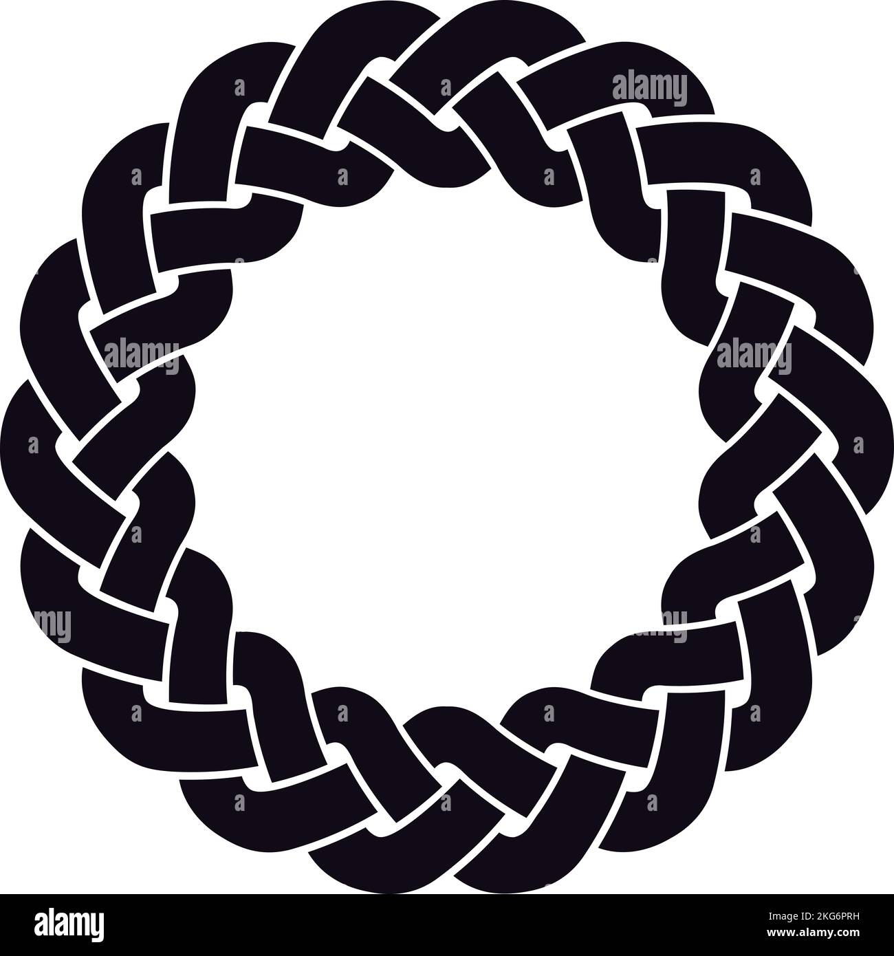 Circular border made with celtic knots hi-res stock photography and ...