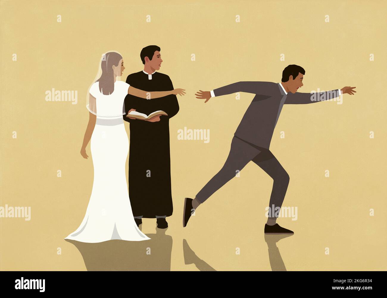 Running priest hi-res stock photography and images - Alamy