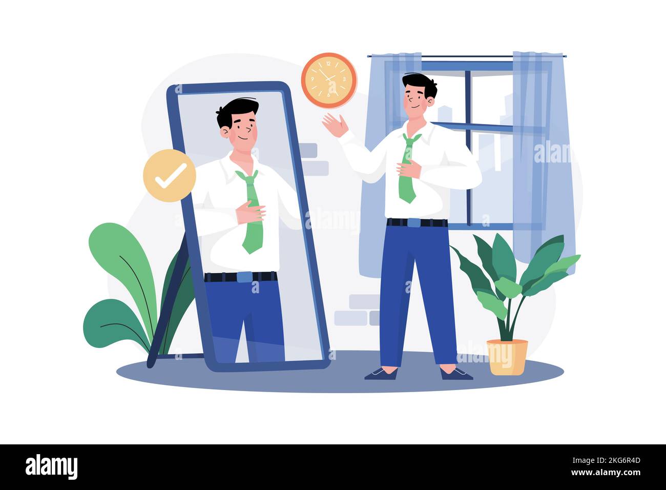 Flexible quarantine Stock Vector Images - Alamy