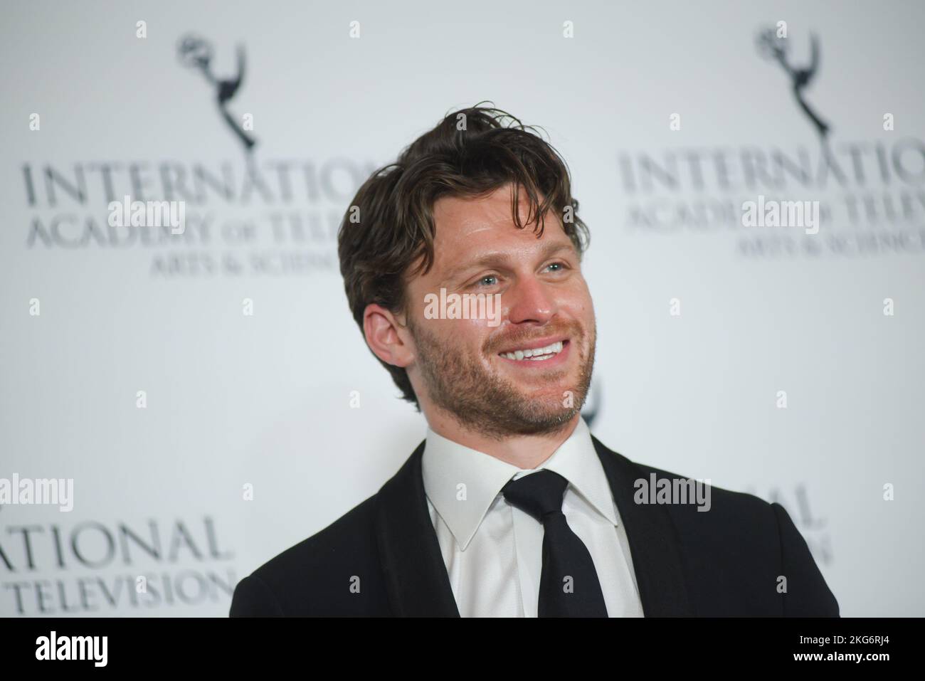 Jon Rudnitsky in the Press Room at the International Emmy Awards at the ...