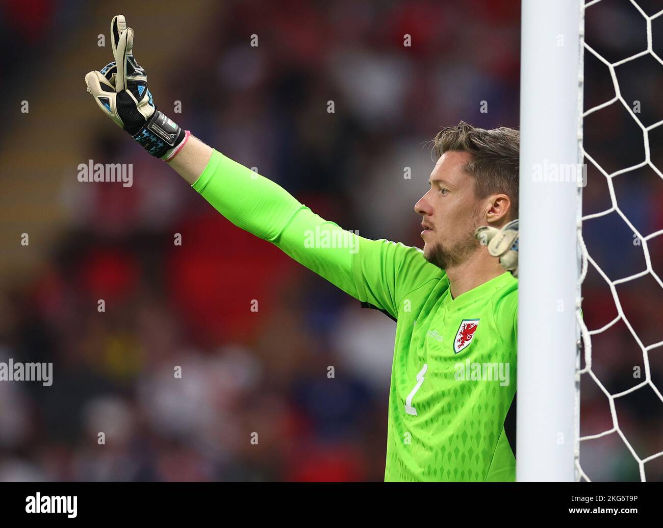 Al Rayyan, Qatar. 21st Nov, 2022. Wayne Hennessey of Wales during the ...