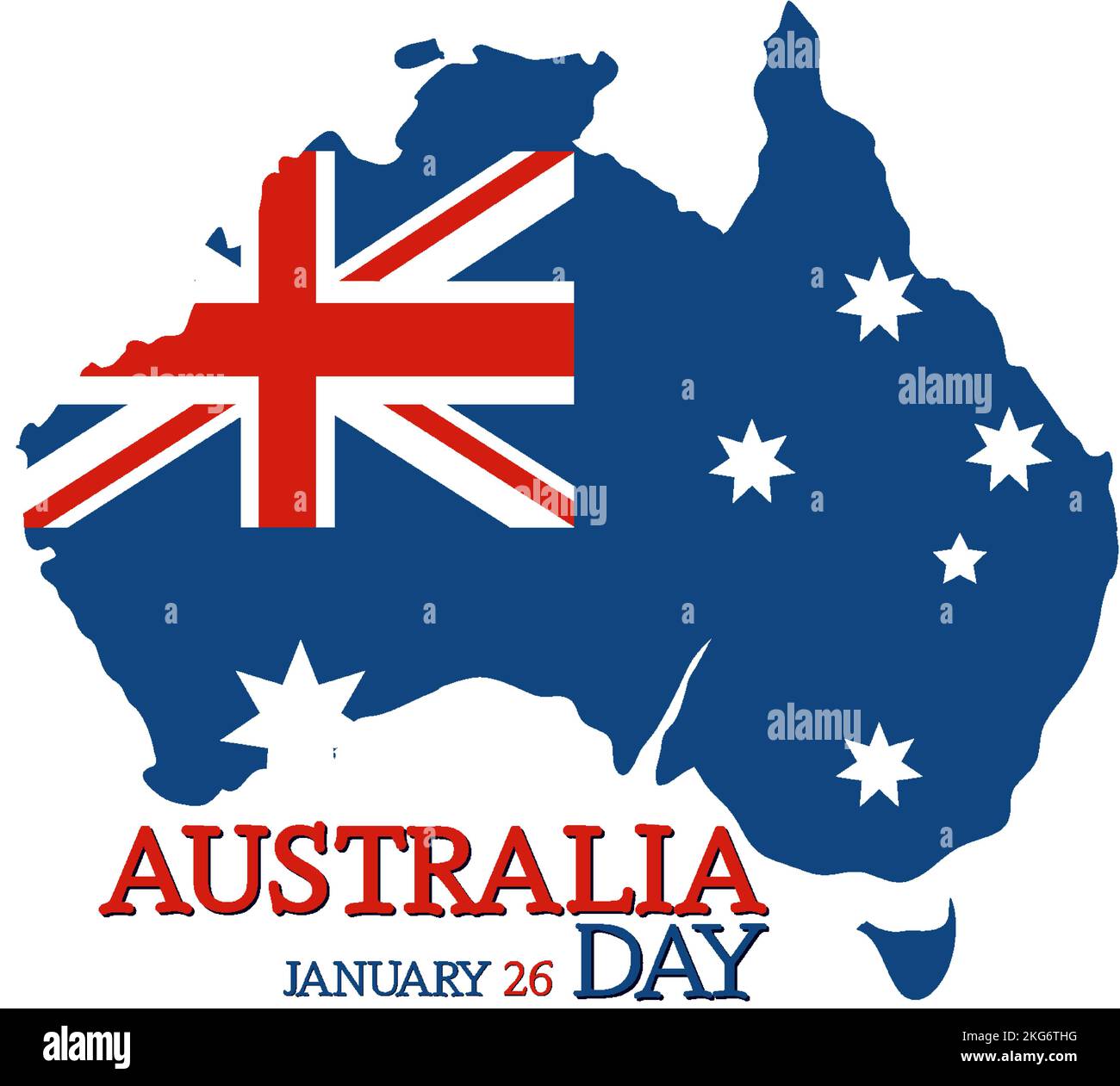 Happy Australia Day Banner Design illustration Stock Vector Image & Art ...