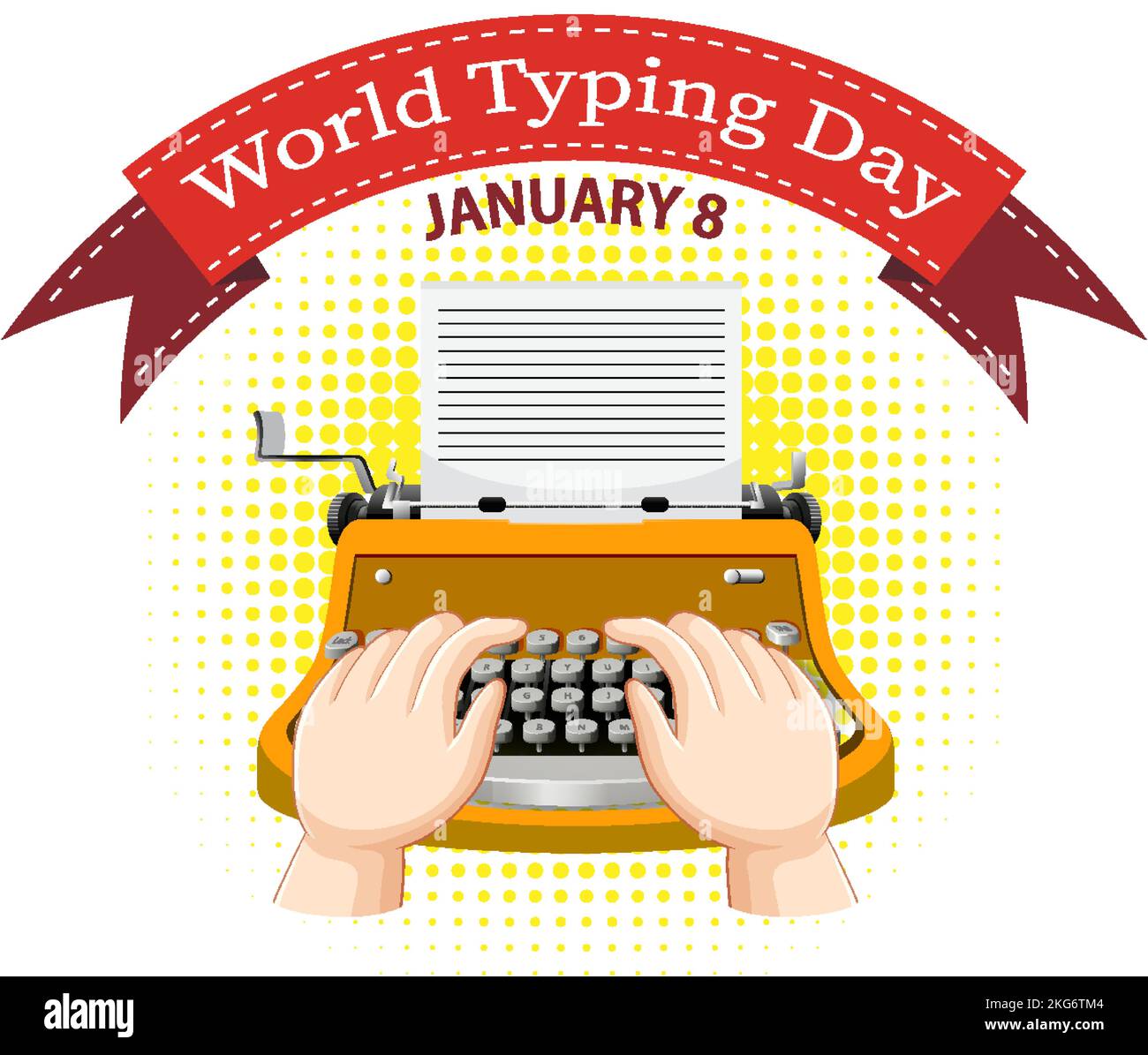 World Typing Day Banner Design illustration Stock Vector Image & Art ...