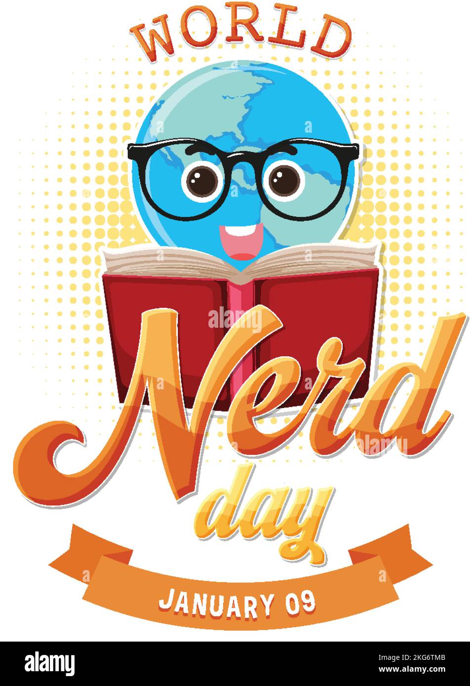 World nerd day banner design illustration Stock Vector Image & Art - Alamy