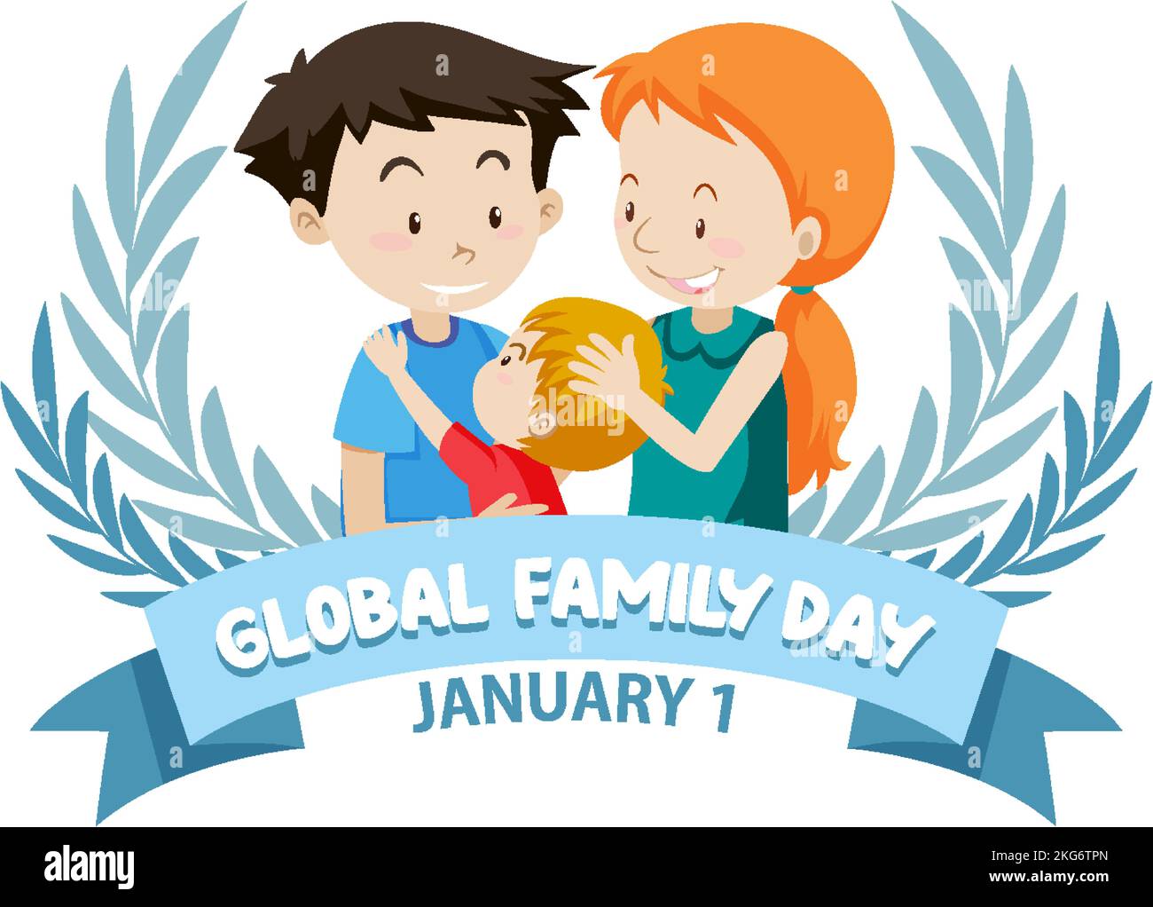 Global Family Day banner design illustration Stock Vector Image & Art ...