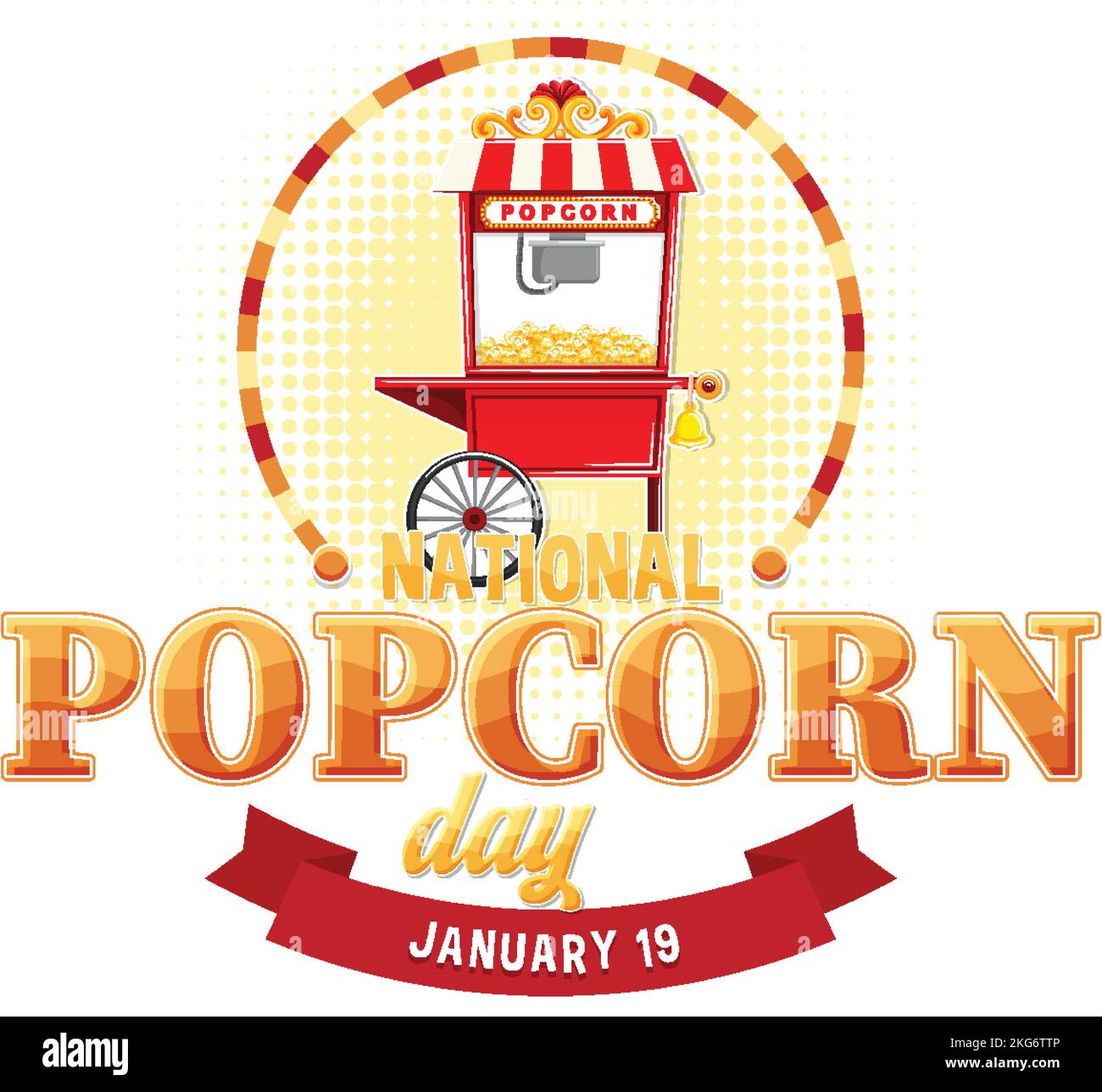 National popcorn day banner design illustration Stock Vector Image ...
