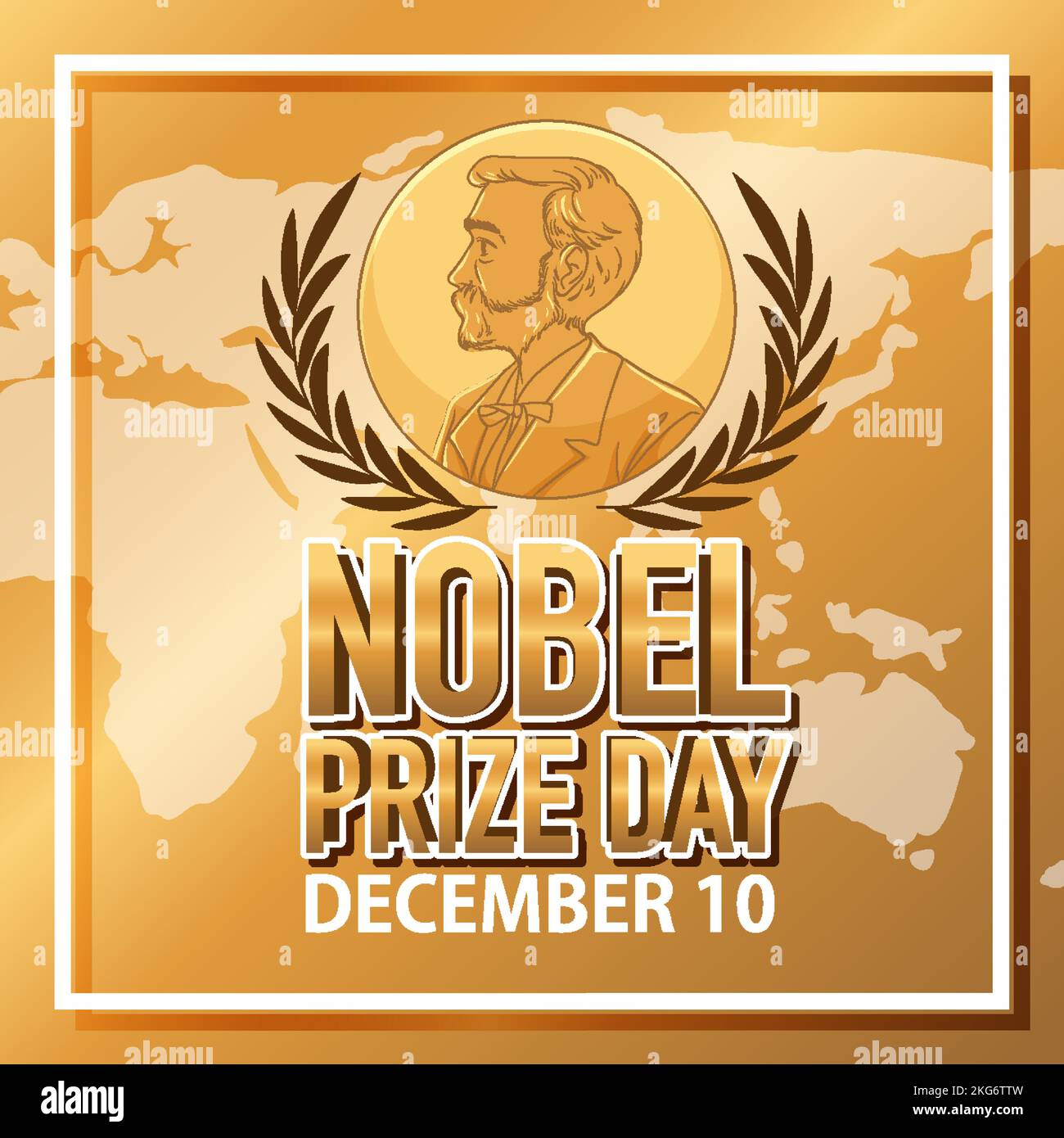 Nobel Prize Day Banner Design illustration Stock Vector Image & Art - Alamy