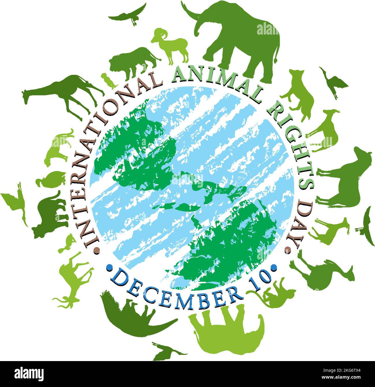 International Animal Rights Day banner design illustration Stock Vector ...