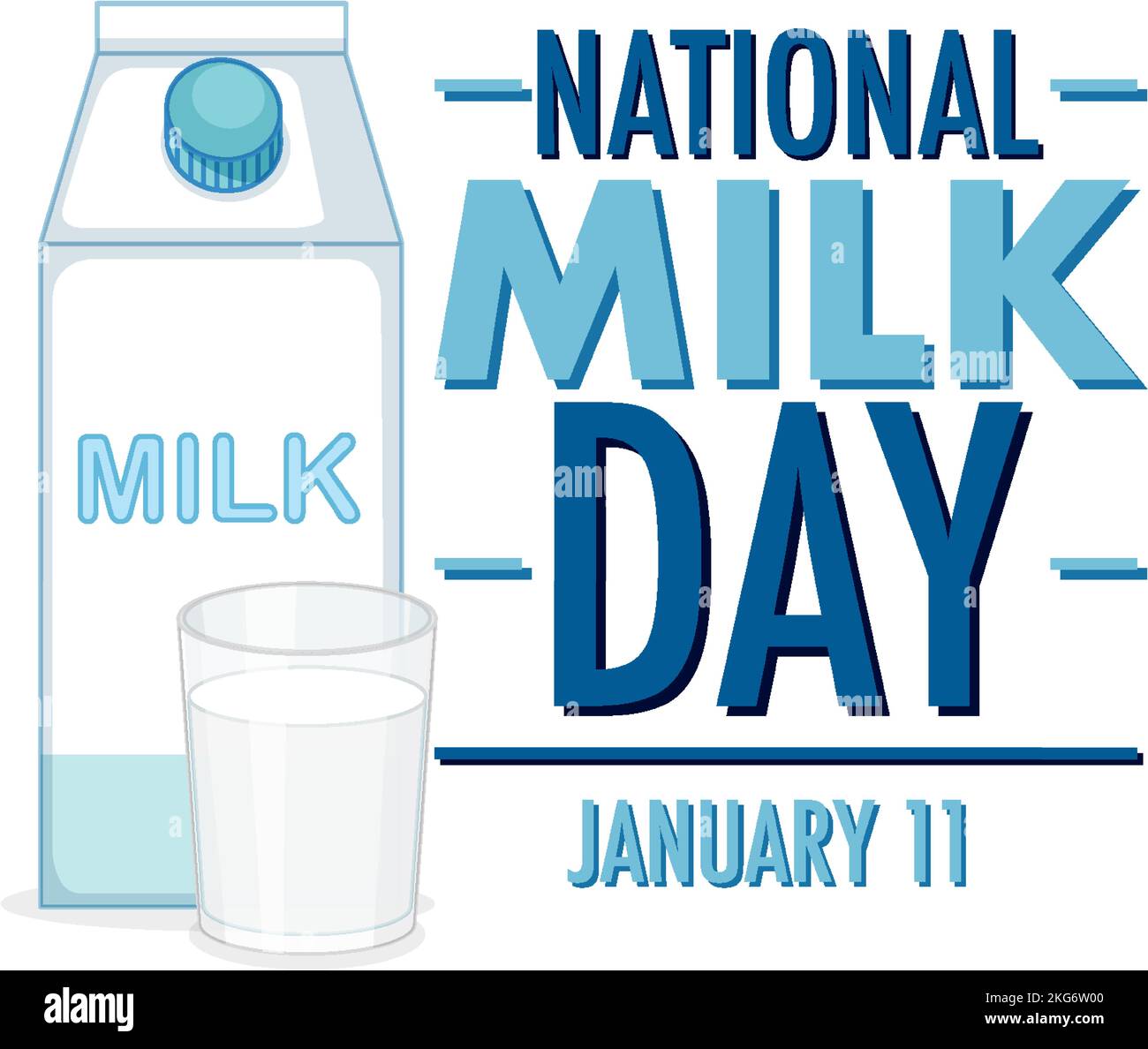 National Milk Day Banner Design illustration Stock Vector Image & Art ...