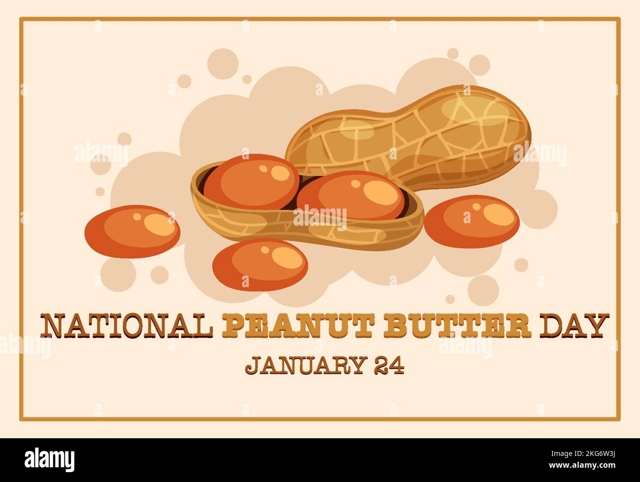 National Peanut Butter Day Banner Design illustration Stock Vector ...