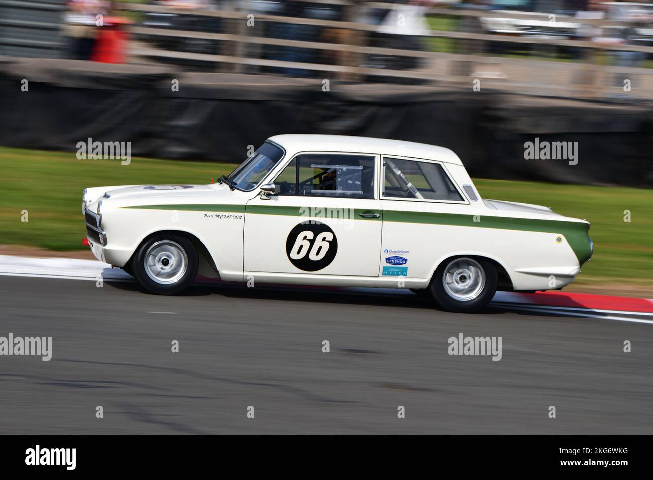 Niall McFadden, Ford Lotus Cortina, Sixties Touring Car Challenge with ...