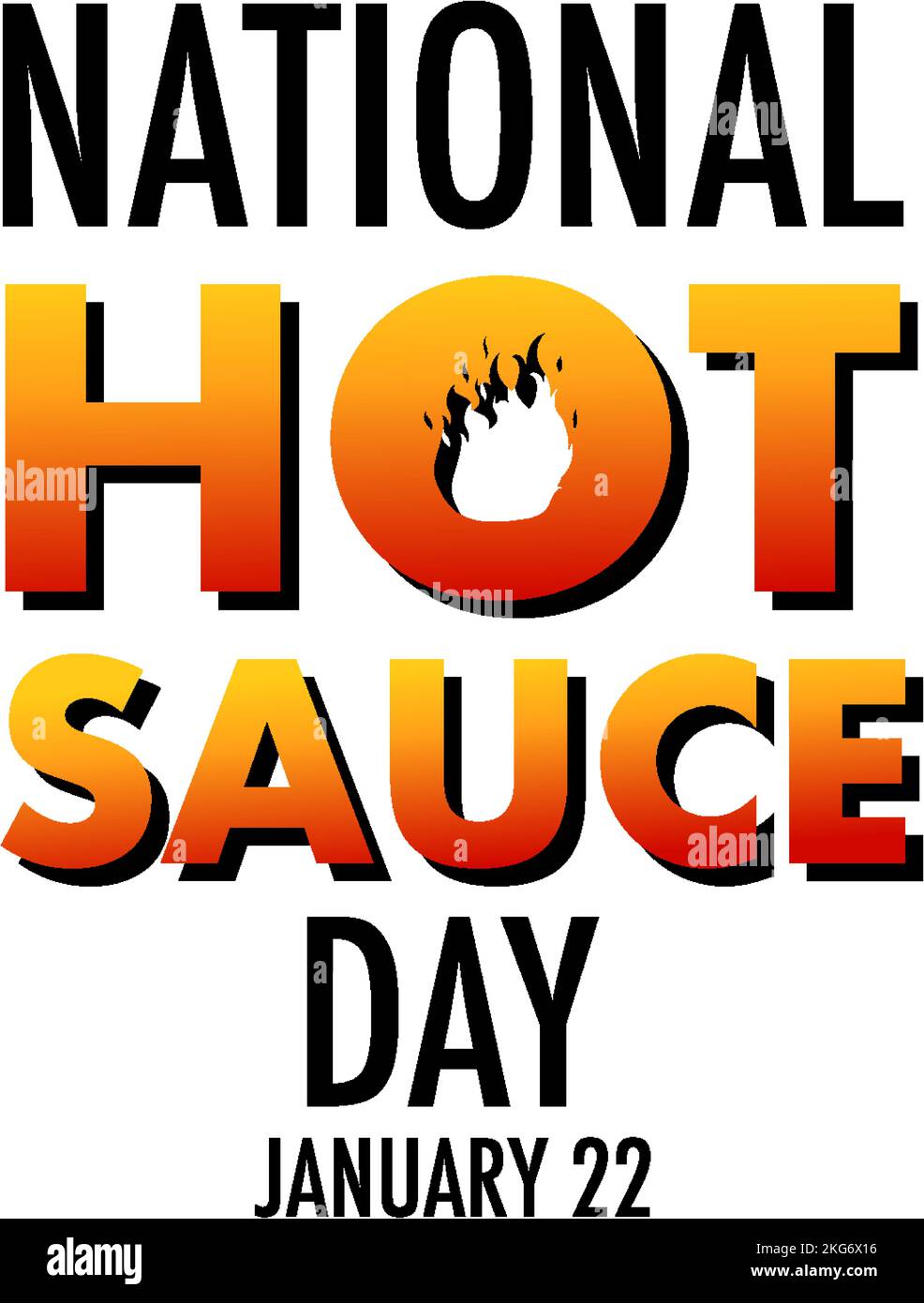 National Hot Sauce Day Banner Design illustration Stock Vector Image ...