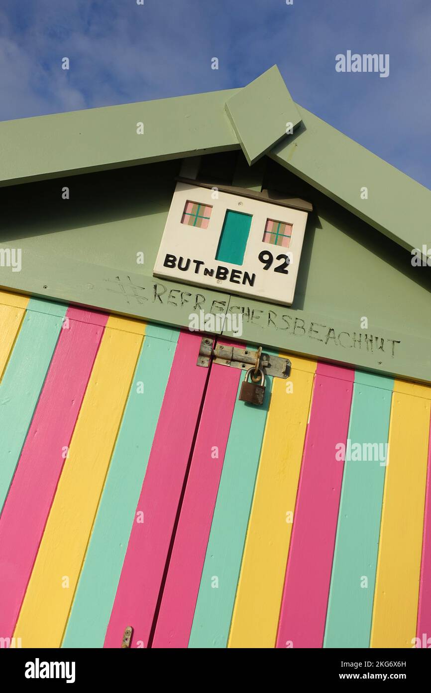 Brighton Beach Huts, Brighton, England,UK Stock Photo - Alamy