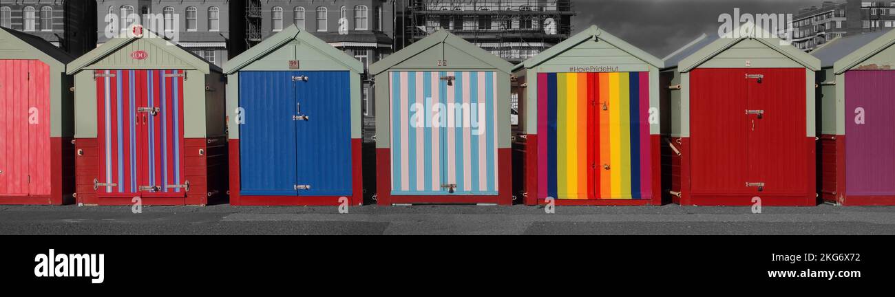 Brighton Beach Huts, Brighton, England,UK Stock Photo - Alamy
