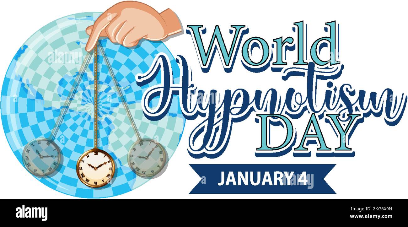 World Hypnotism Day Banner Design illustration Stock Vector Image & Art ...