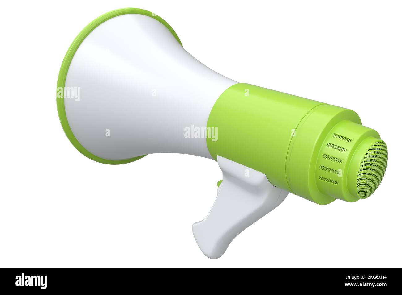 Megaphone for advertisement or hiring isolated on white background ...