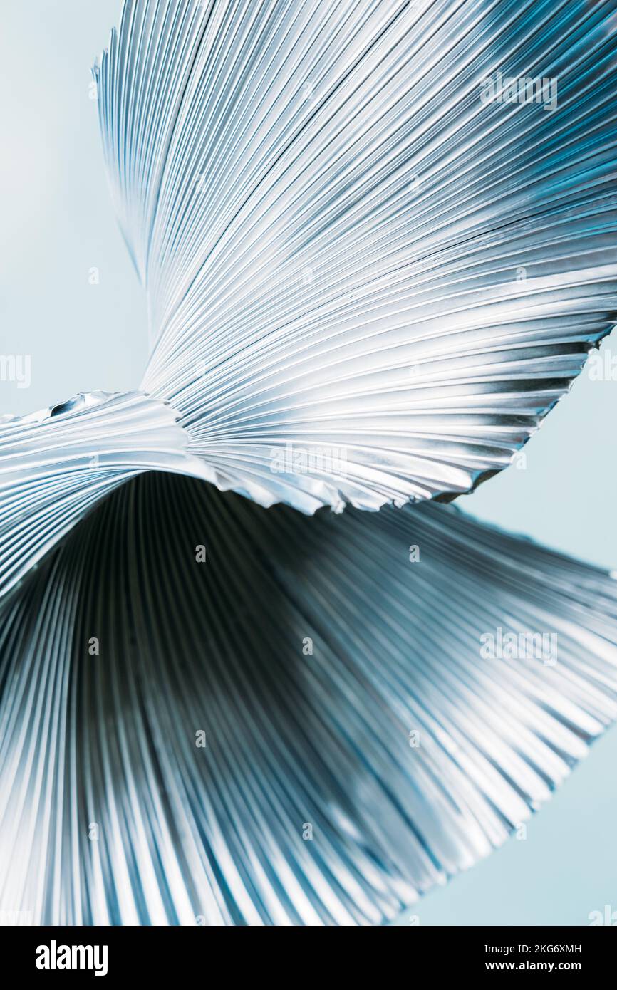 monochrome wallpaper abstract design ridged metal 3d render Stock Photo ...