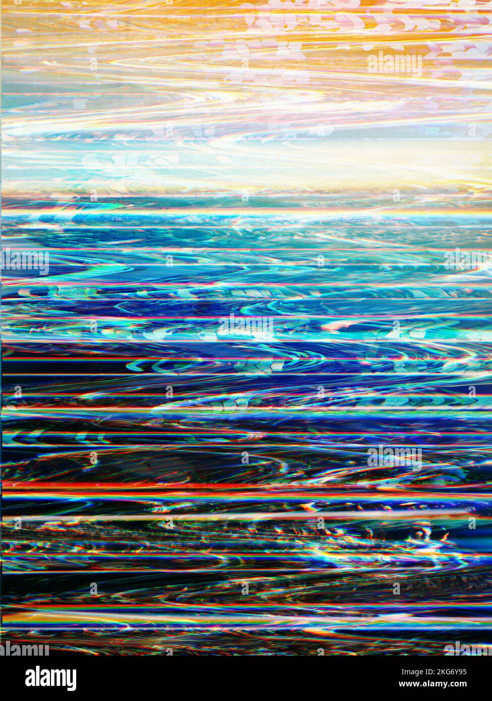 glitch error static noise striped pattern Stock Photo - Alamy