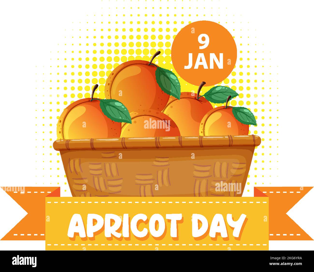 National apricot day icon illustration Stock Vector Image & Art - Alamy