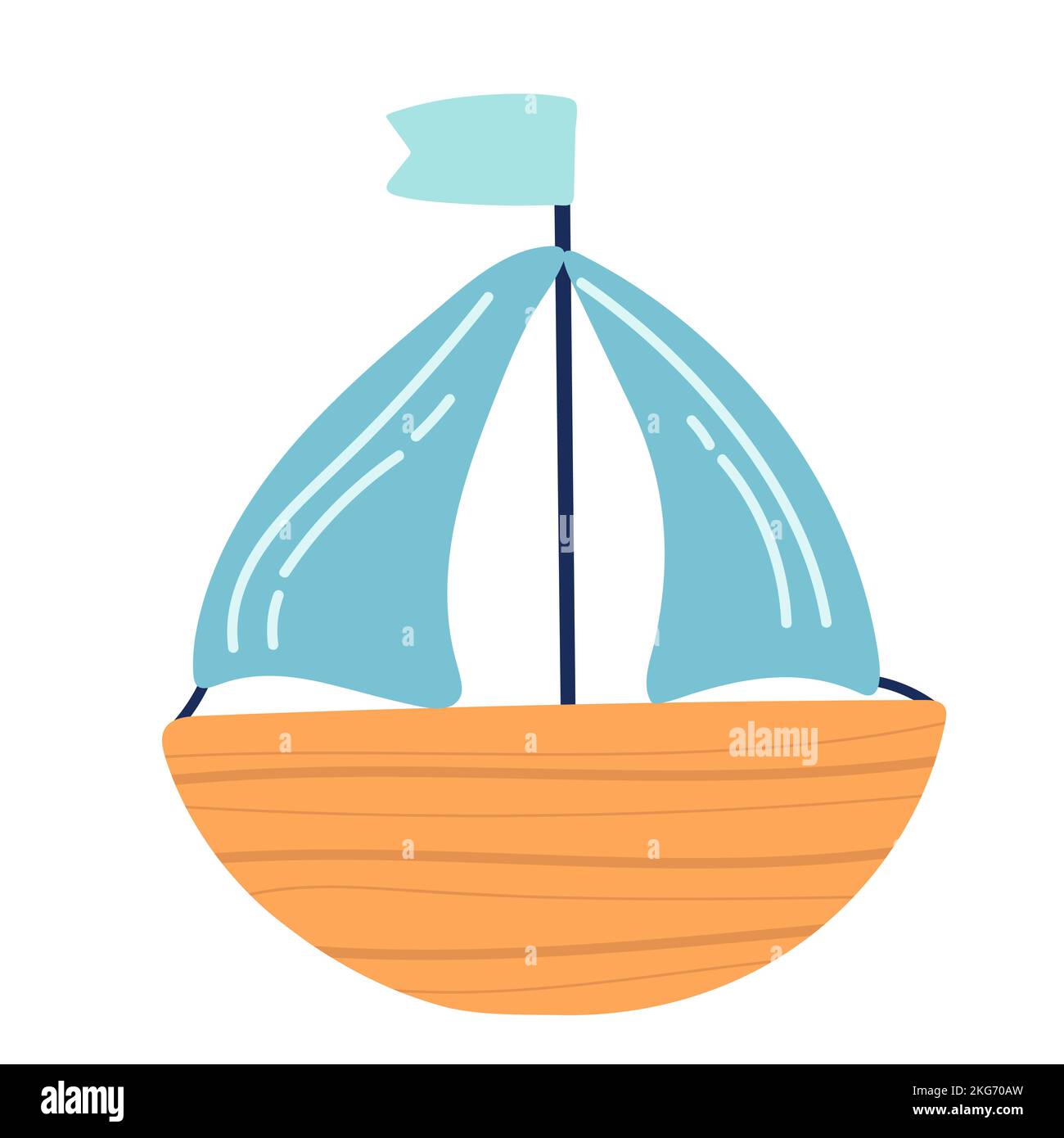 Sailboat design outline simple Stock Vector Images - Alamy
